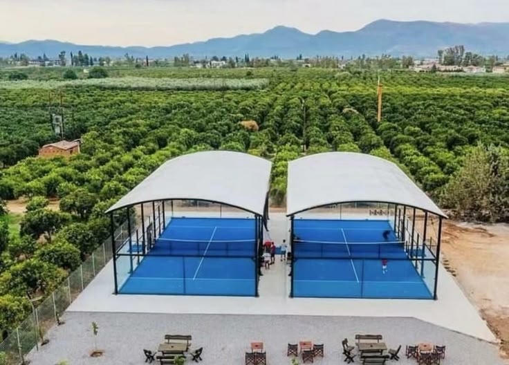 Badminton Court Tensile Structure