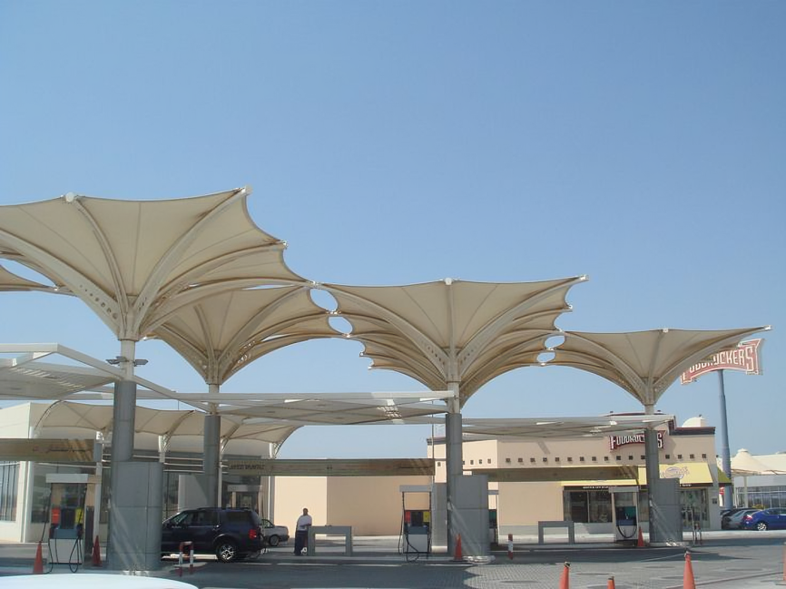 Inverted Umbrella Tensile Structure